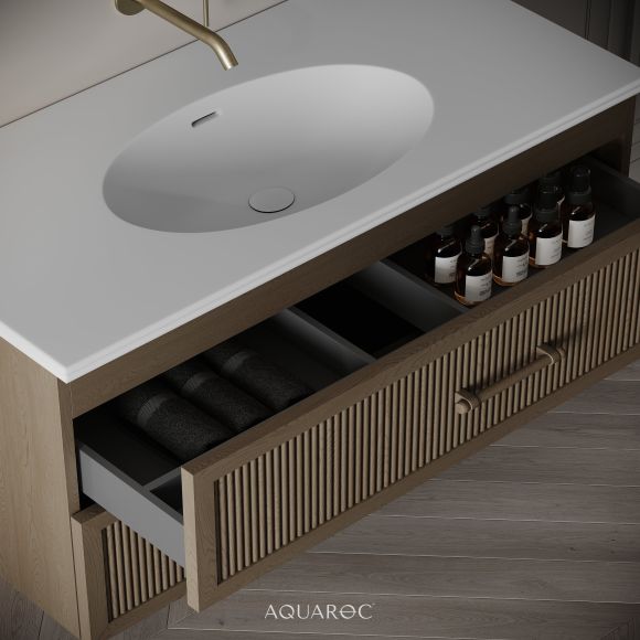 Luxury Oak Vanity Units From Aquaroc™