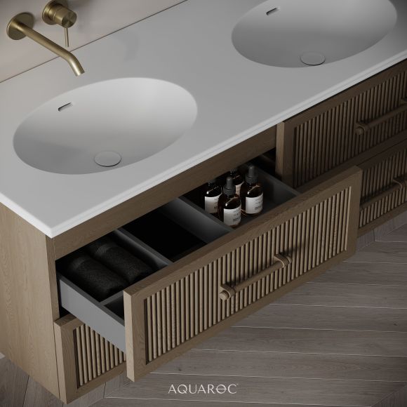 Luxury Oak Vanity Units From Aquaroc™