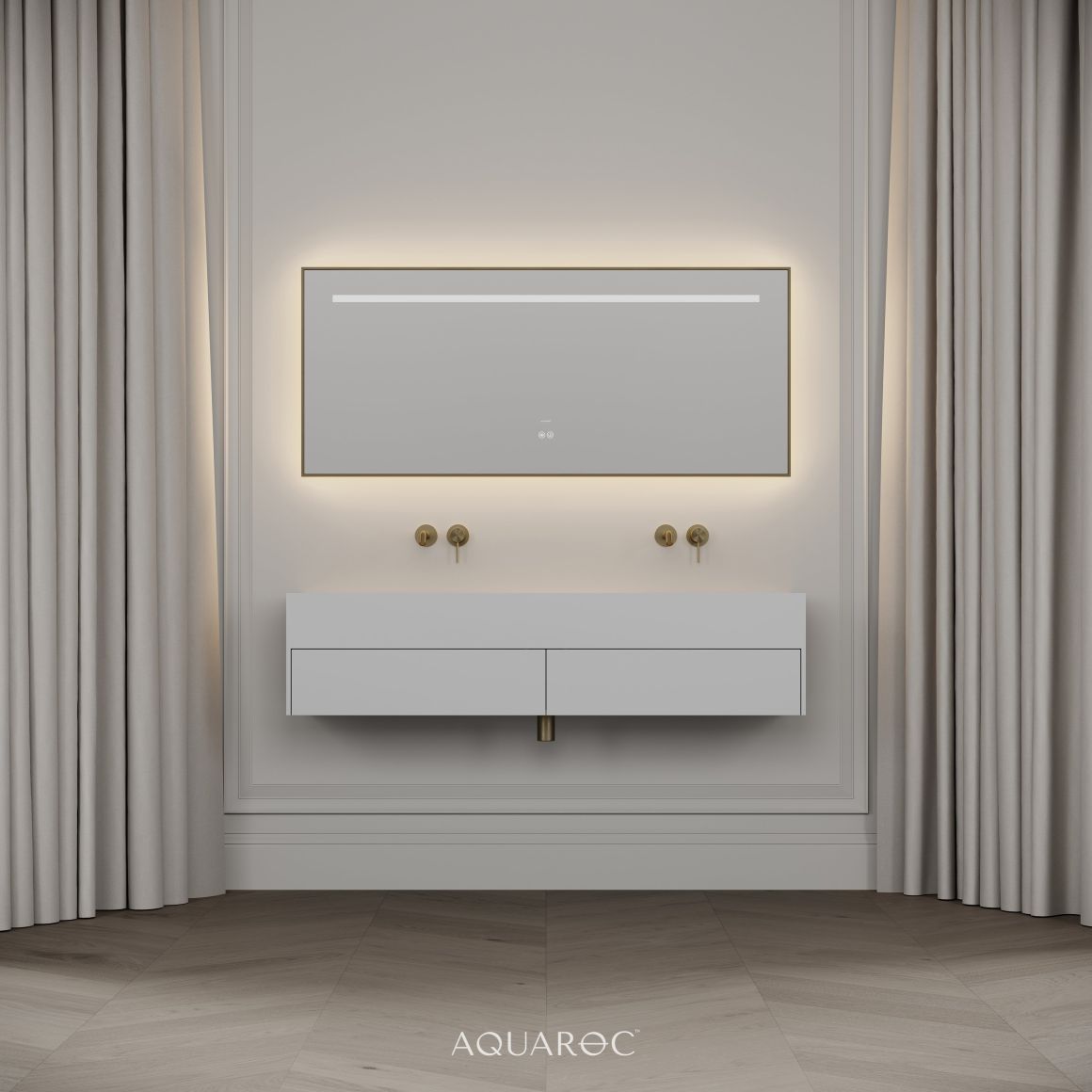 Double Vanity Units | Aquaroc
