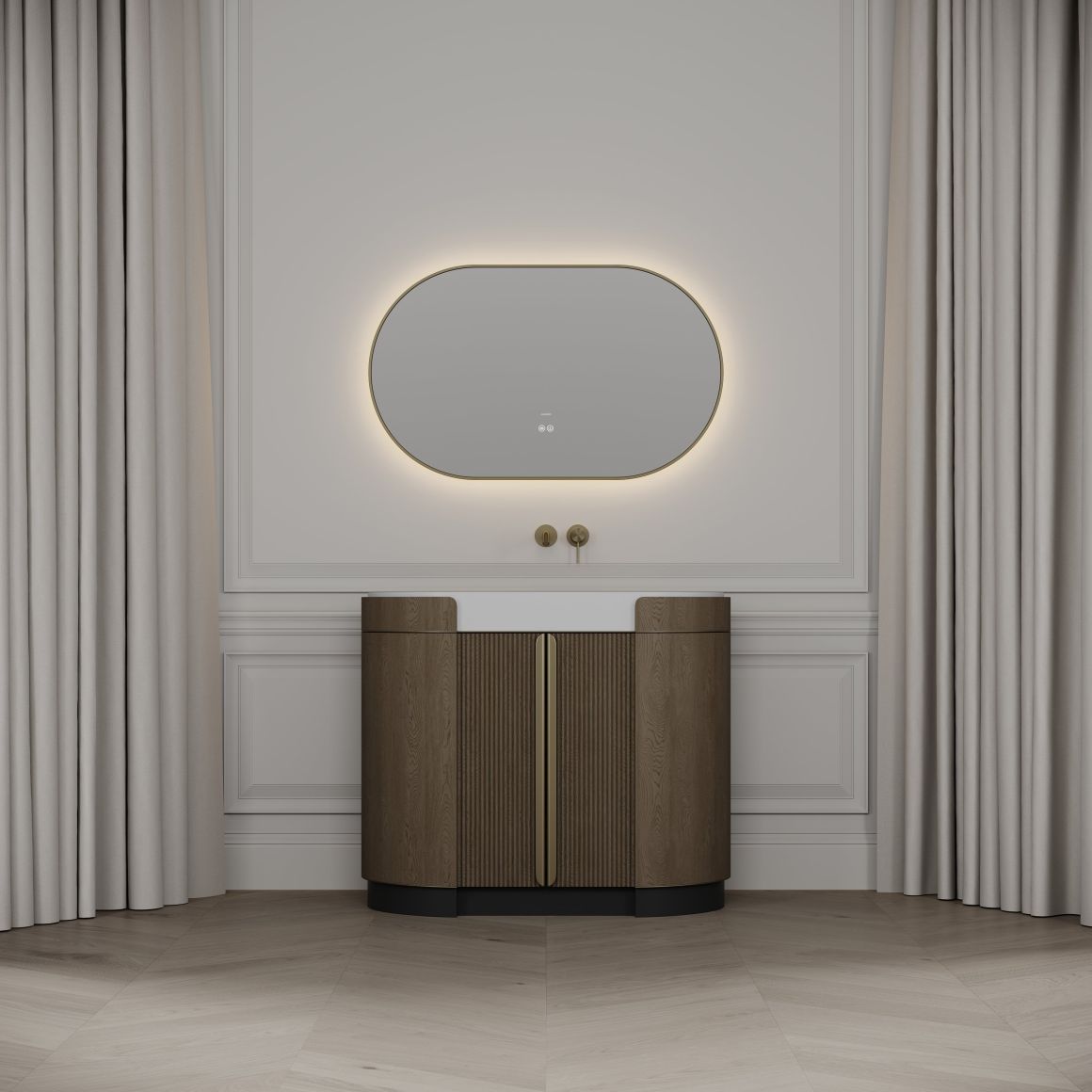 Luxury Oak Vanity Units From Aquaroc™