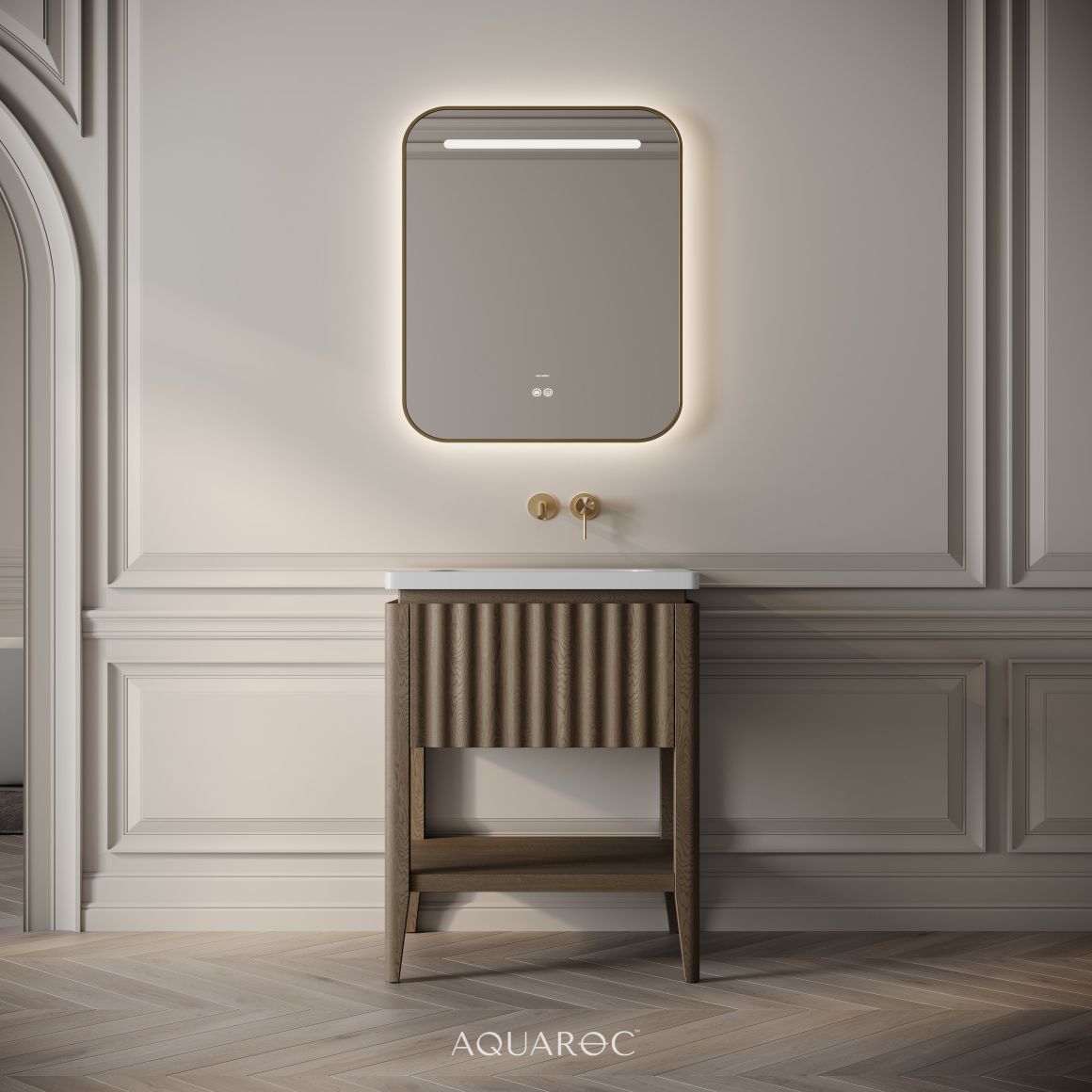 Luxury Oak Vanity Units From Aquaroc™