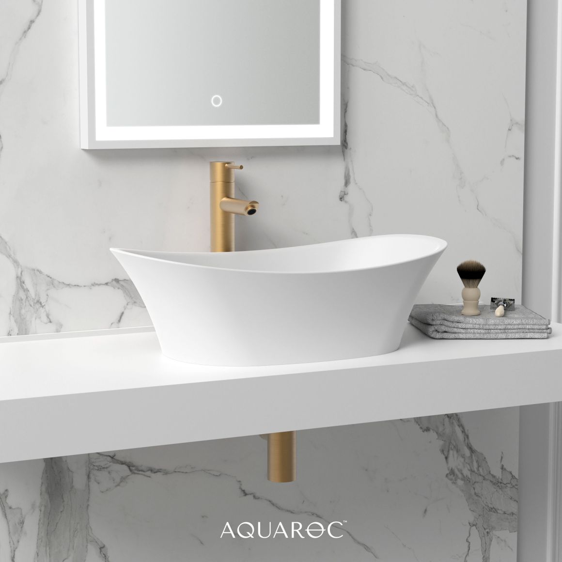 Stone Basins - Luxury Solid Surface Basins by Aquaroc