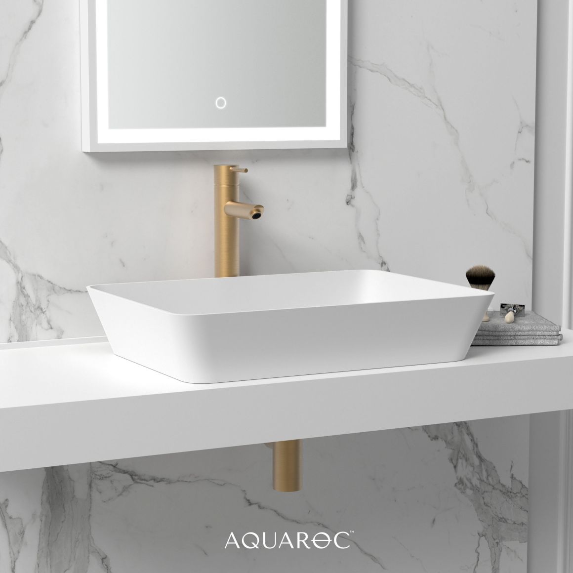 Stone Basins - Luxury Solid Surface Basins by Aquaroc