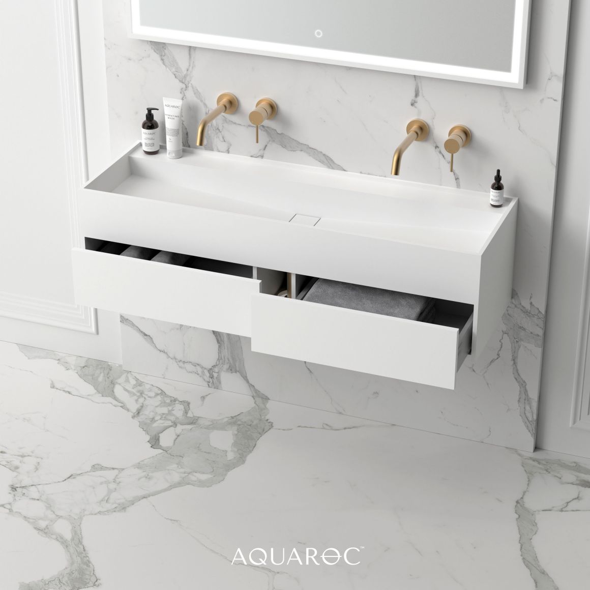 Luxury Vanity Units From Aquaroc | In Stock Now