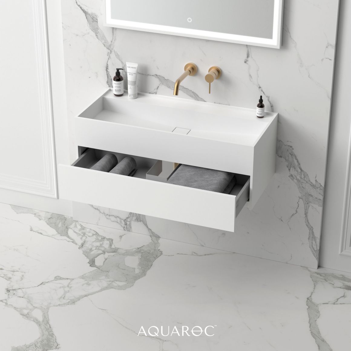 Luxury Vanity Units From Aquaroc | In Stock Now