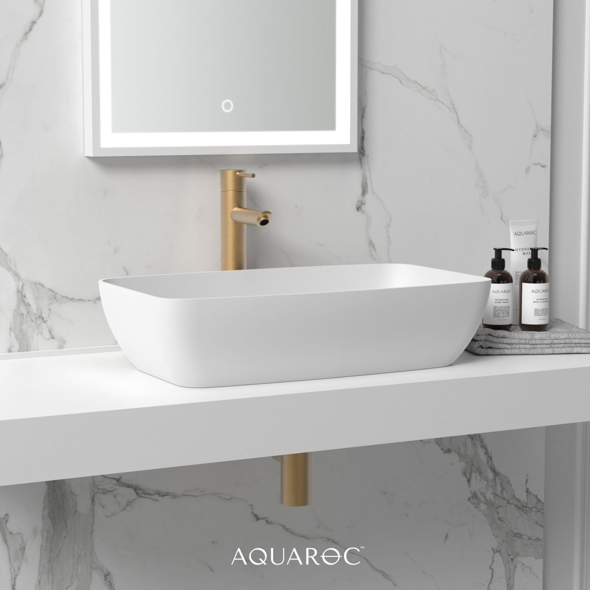 Stone Basins - Luxury Solid Surface Basins by Aquaroc