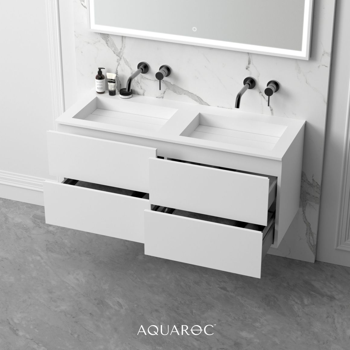 1200mm Vanity Units | Aquaroc